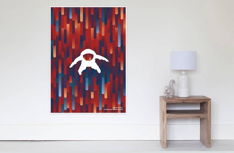 'Take Risks. Counquer your Fears.' by Tom Anders Watkins