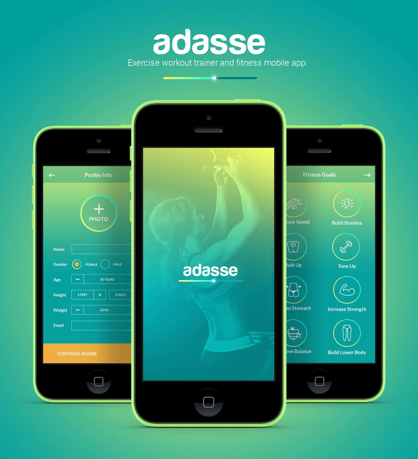 Adasse: Gym workout mobile app by Naresh Kumar | Design Ideas Adasse: Gym workout mobile app by Naresh Kumar | Design Ideas