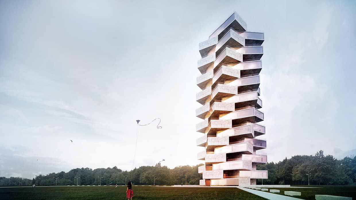 Array Tower by Mateusz Klepadło | Design Ideas