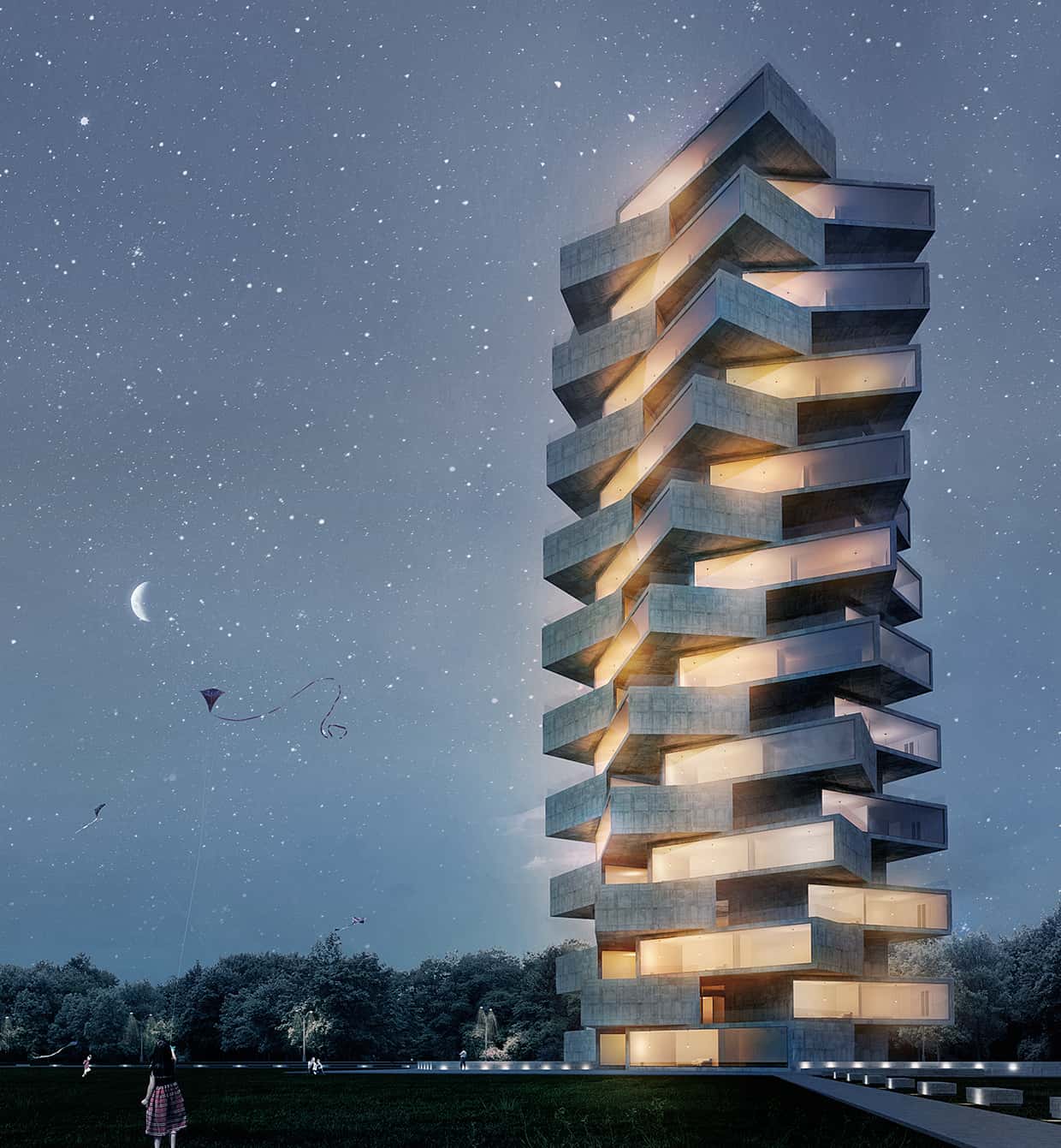 Array Tower by Mateusz Klepadło | Design Ideas