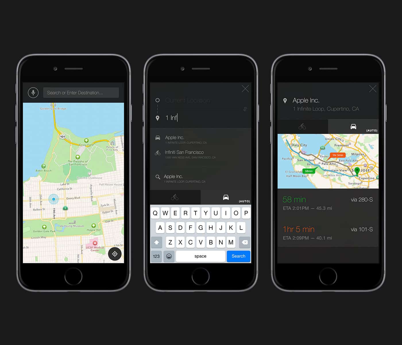 Get Places: Driving Companion by Tyler Gough | Design Ideas