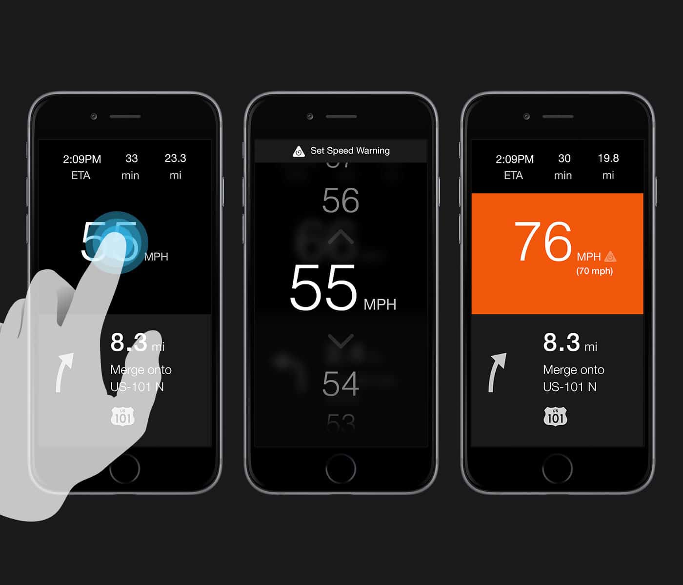 Get Places: Driving Companion by Tyler Gough | Design Ideas