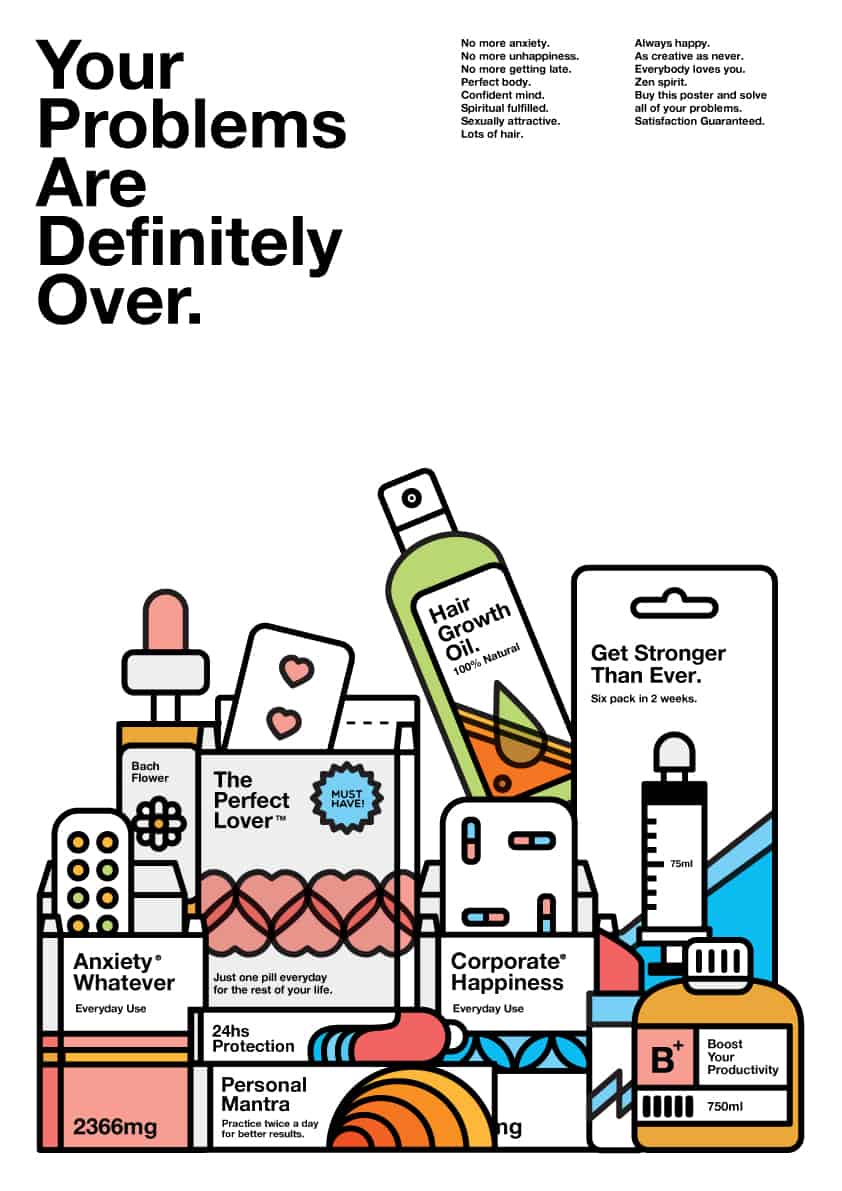 Self-Help Poster by Caio Orio | Design Ideas