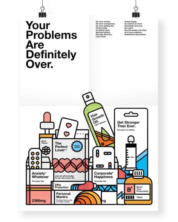Self-Help Poster by Caio Orio | Design Ideas