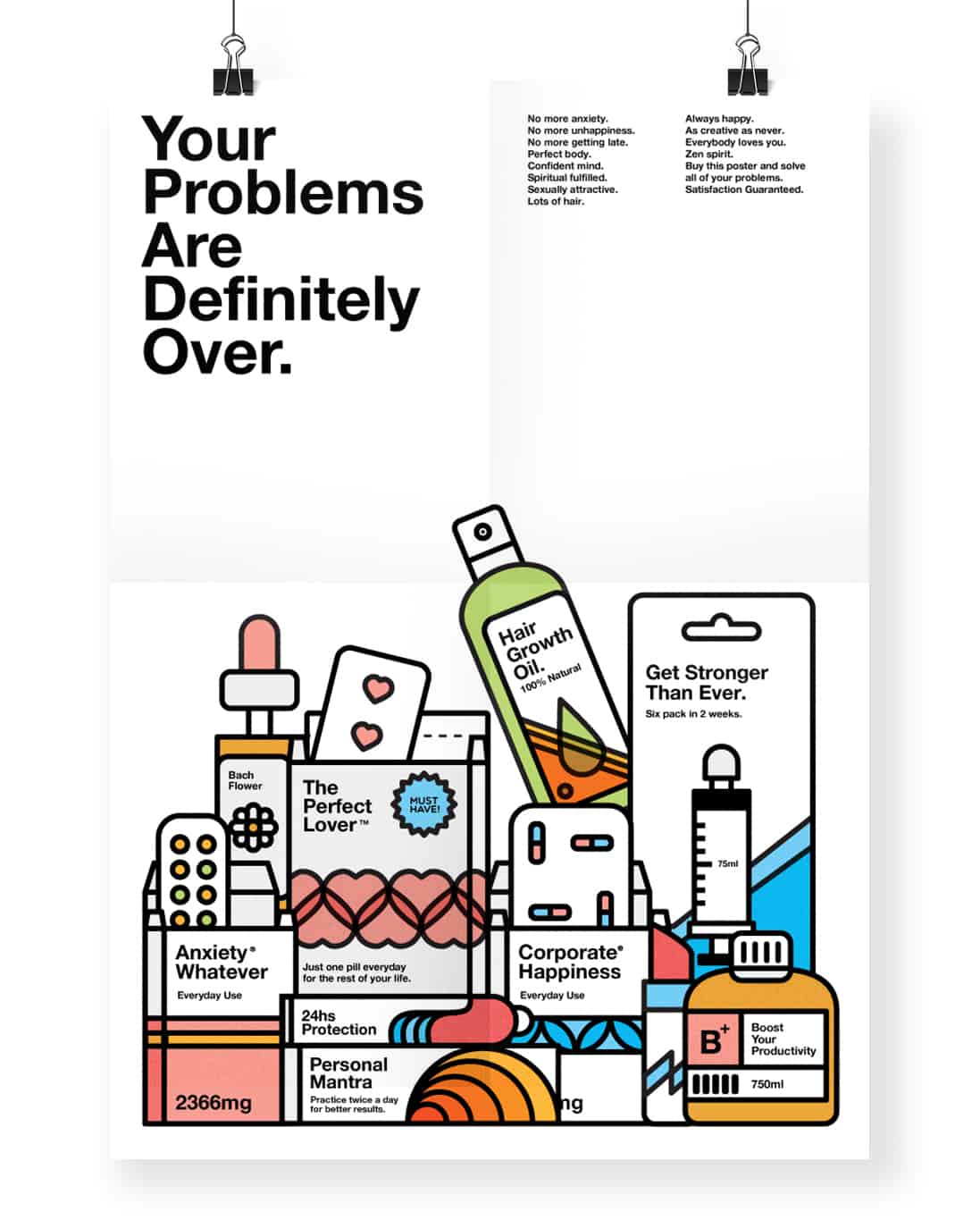 Self-Help Poster by Caio Orio | Design Ideas