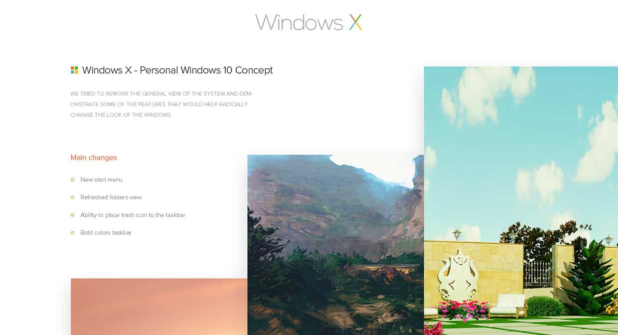 Windows X Concept by Dmitry Pryanik