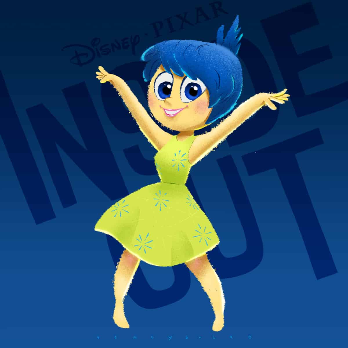 Inside Out Fan Art by Vencys Lao | Design Ideas