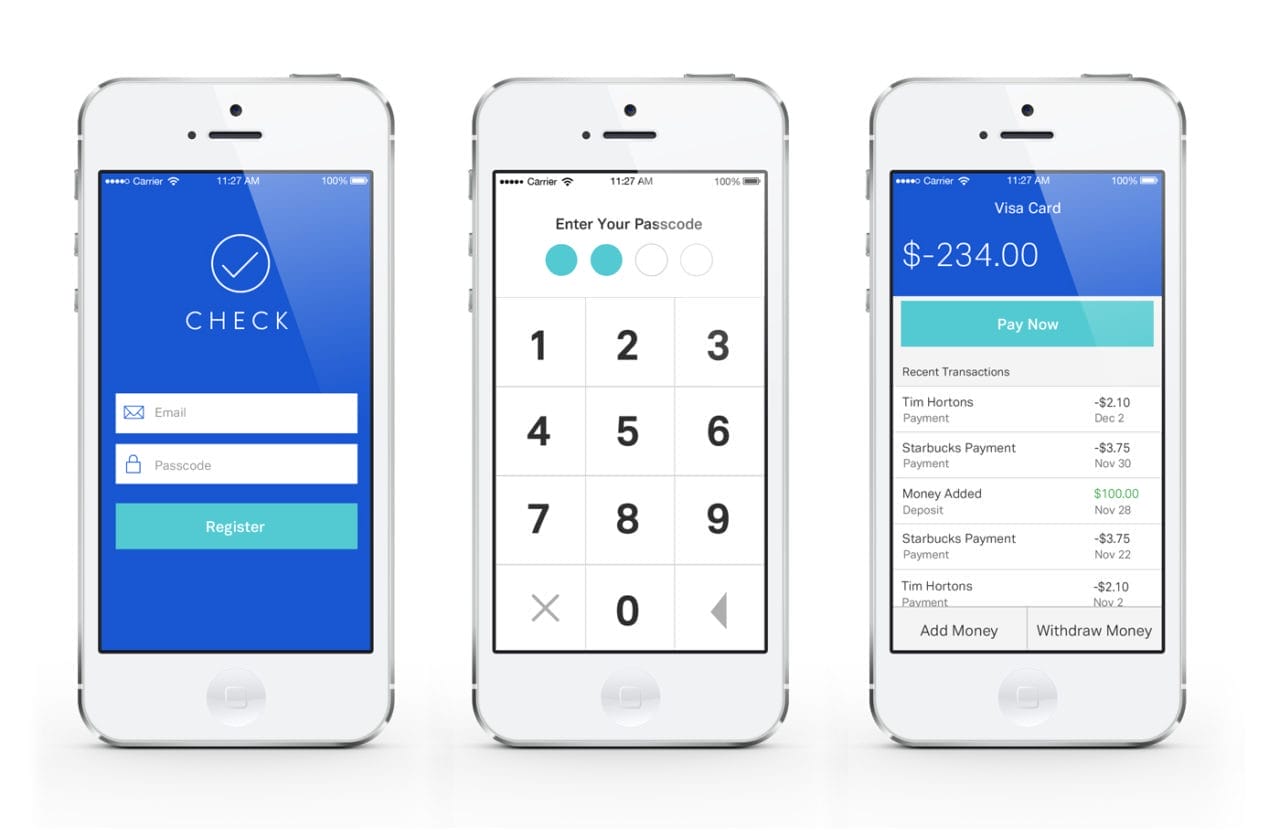 Check Payment App by Cassandra Cappello | Design Ideas