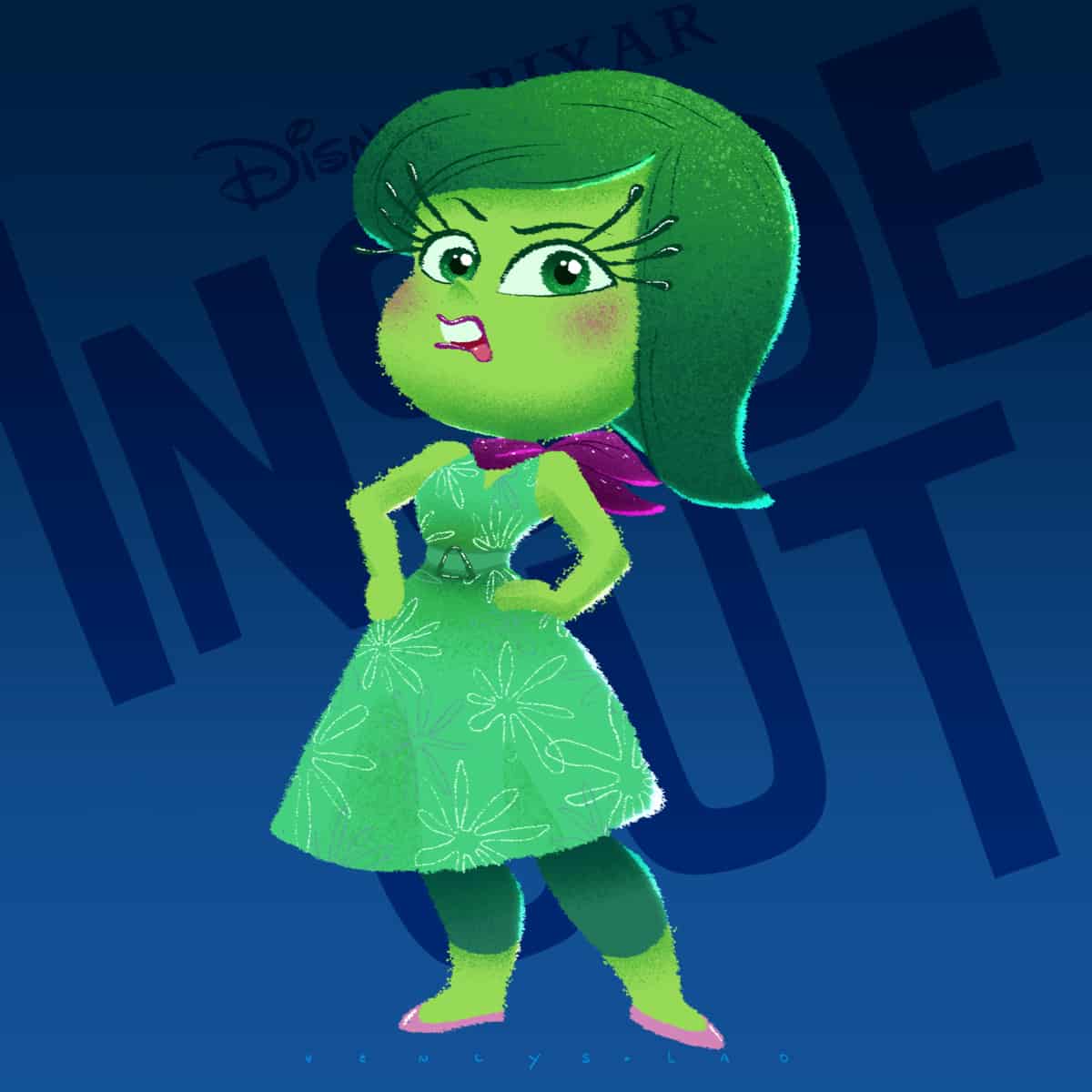 Inside Out Fan Art by Vencys Lao | Design Ideas