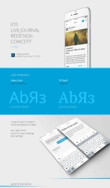 Livejournal Redesign by Alexander Livanov | Design Ideas