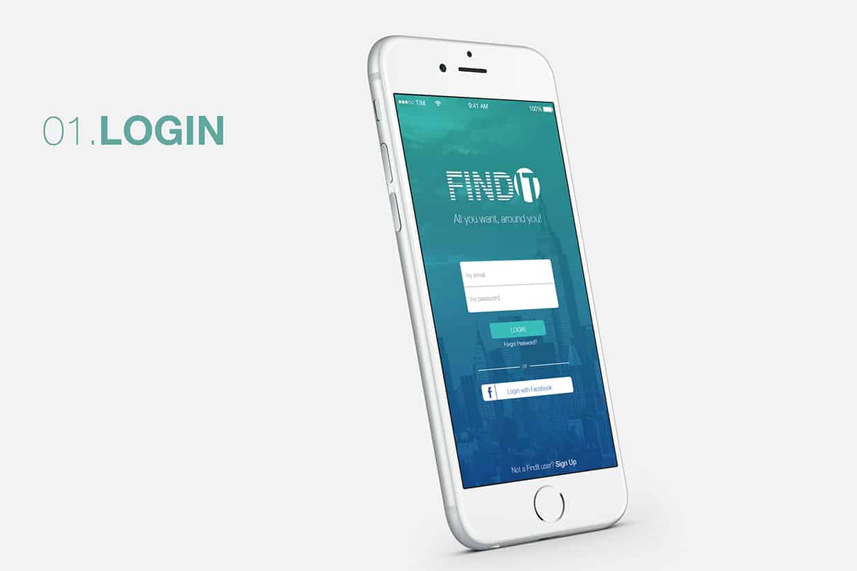 Findit App Concept by Simone Guccio | Design Ideas