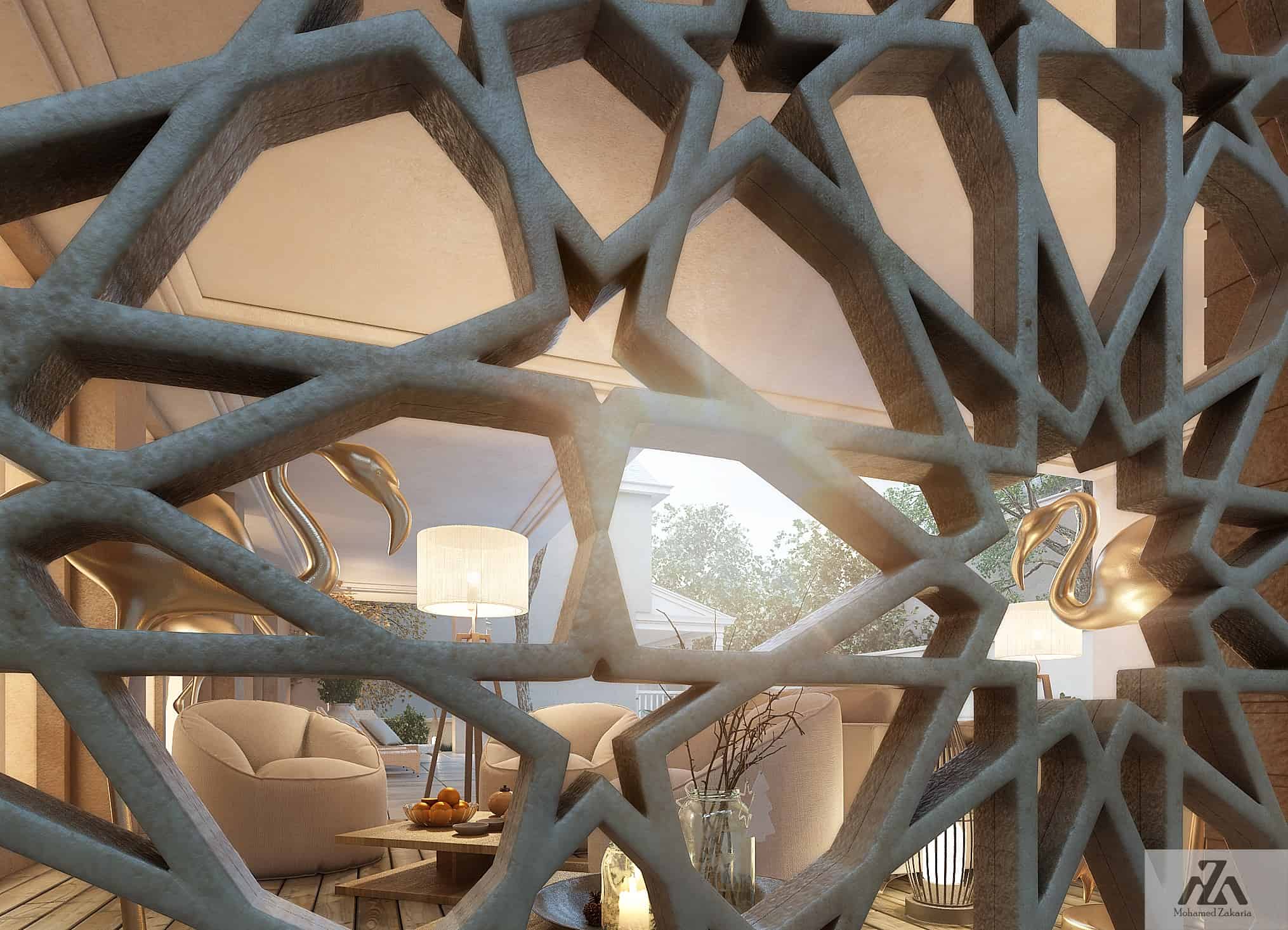 Arabic Modern House by Mohamed Zakaria | Design Ideas