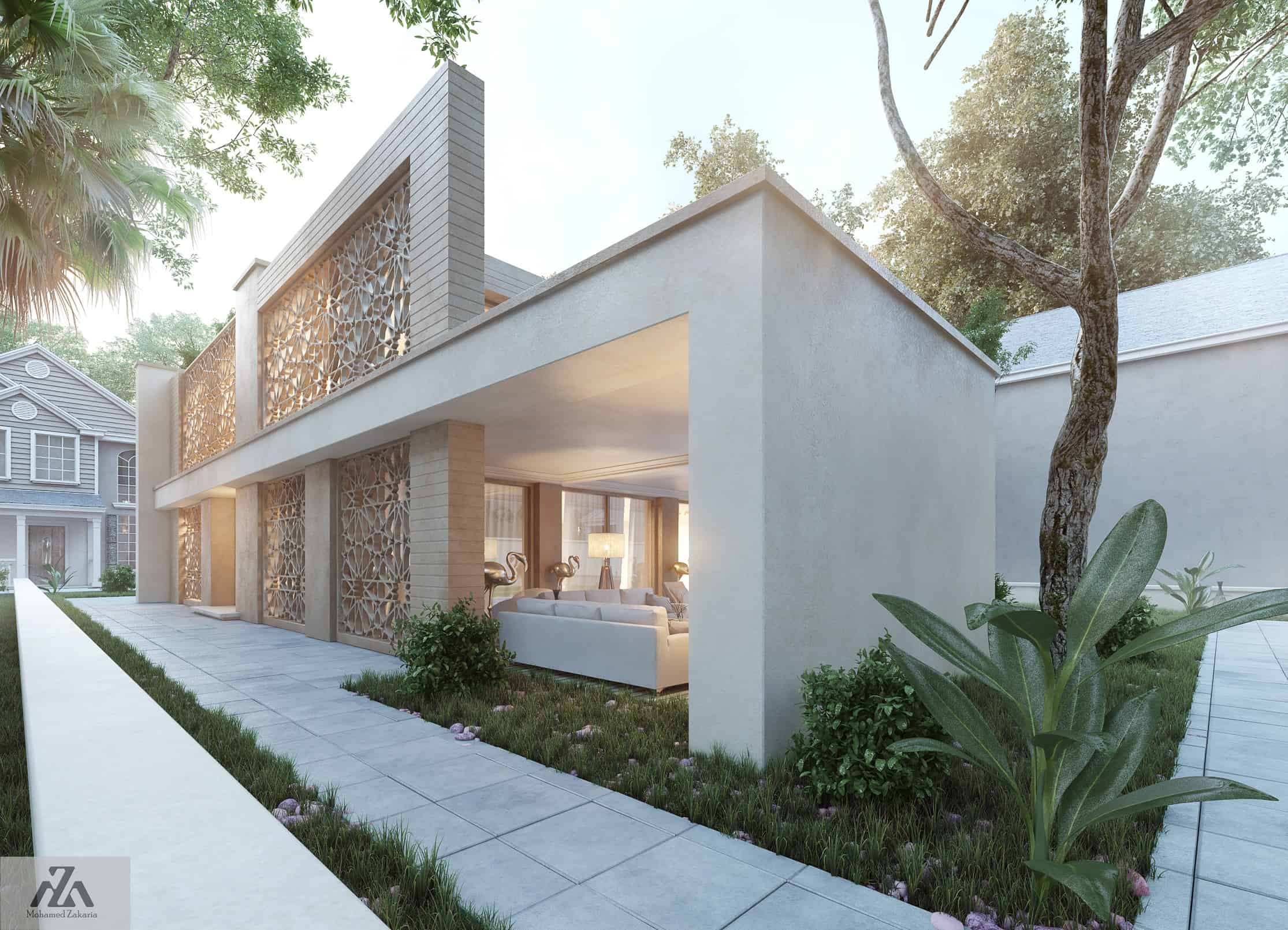 Arabic Modern House by Mohamed Zakaria | Design Ideas
