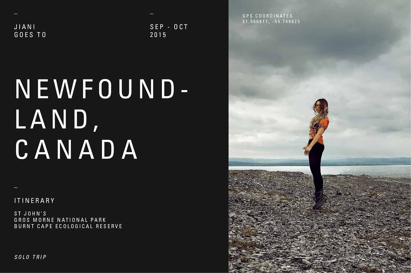 Jiani Goes To Newfoundland by Jiani Lu | Design Ideas