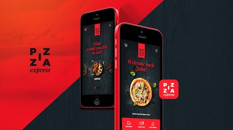 Pizza App by Lukasz Jackiewicz | Design Ideas