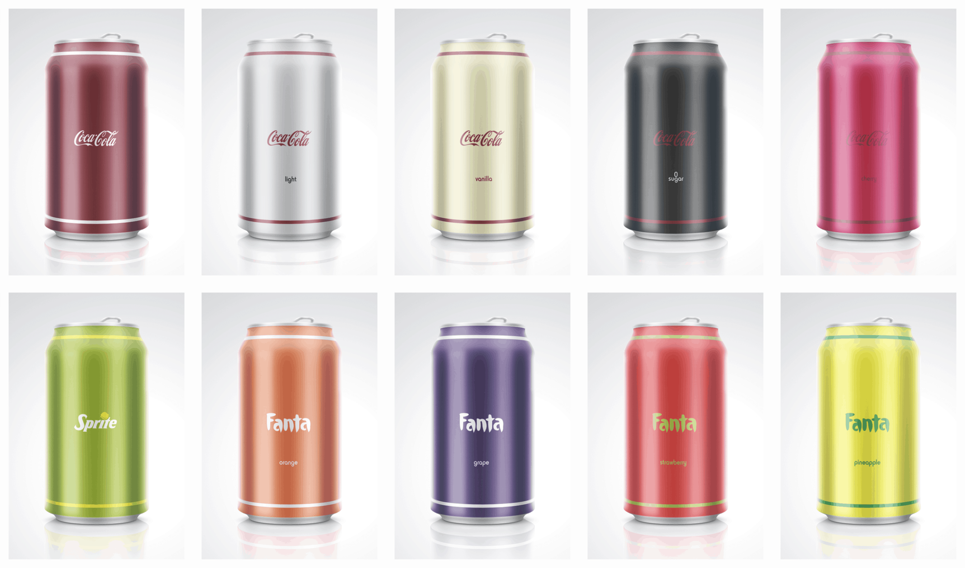 Coca Cola Minimalist by Kirill Buynitsky | Design Ideas