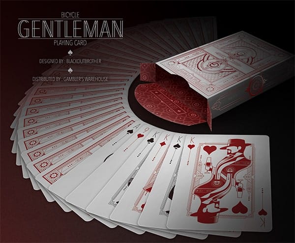 Bicycle: Gentleman Playing Cards by Charles AP | Design Ideas