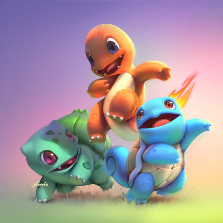 Basic Pokemons by Cássio Yoshiyaki | Design Ideas