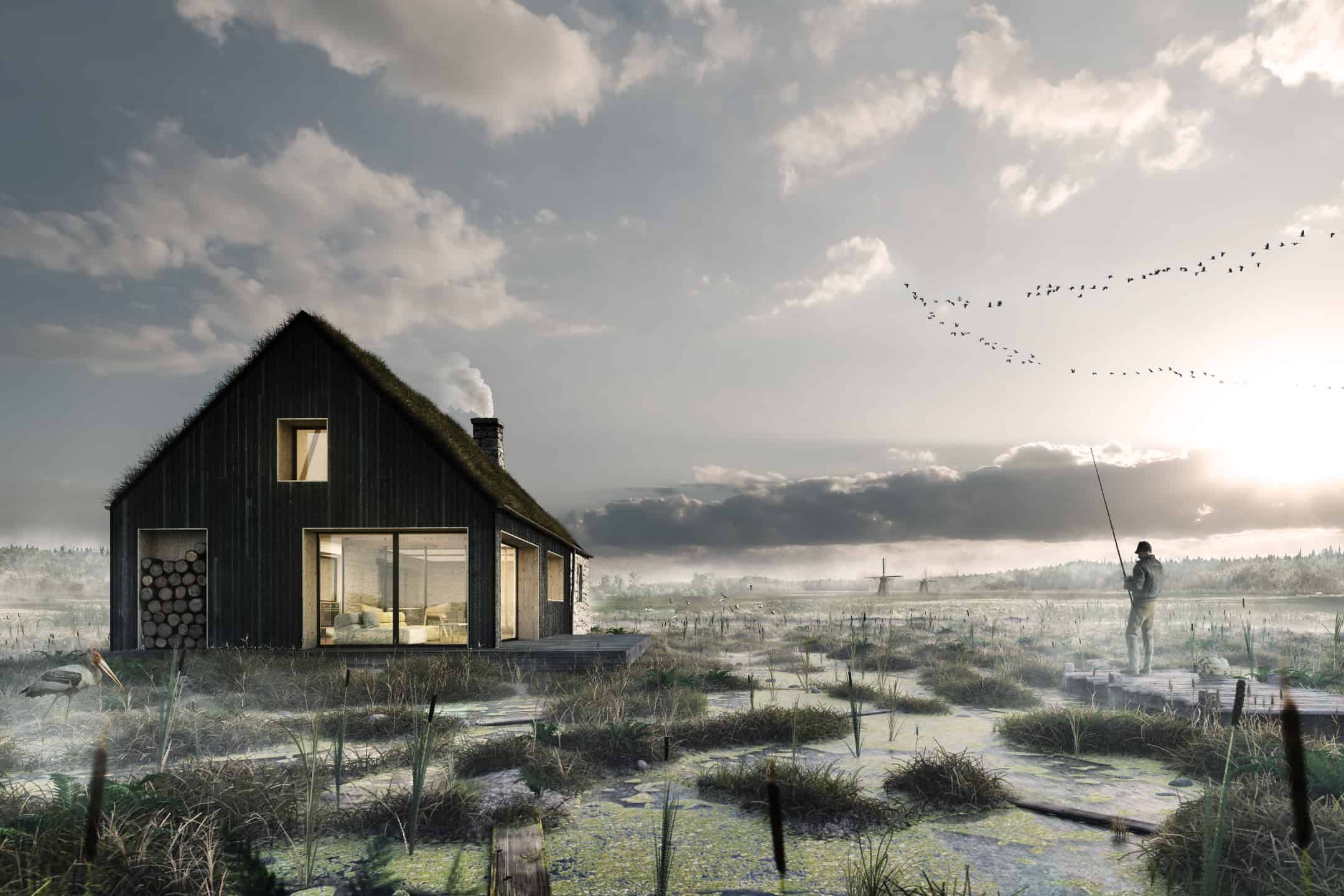 The Swamp Cabin by Jules Gaillard | Design Ideas