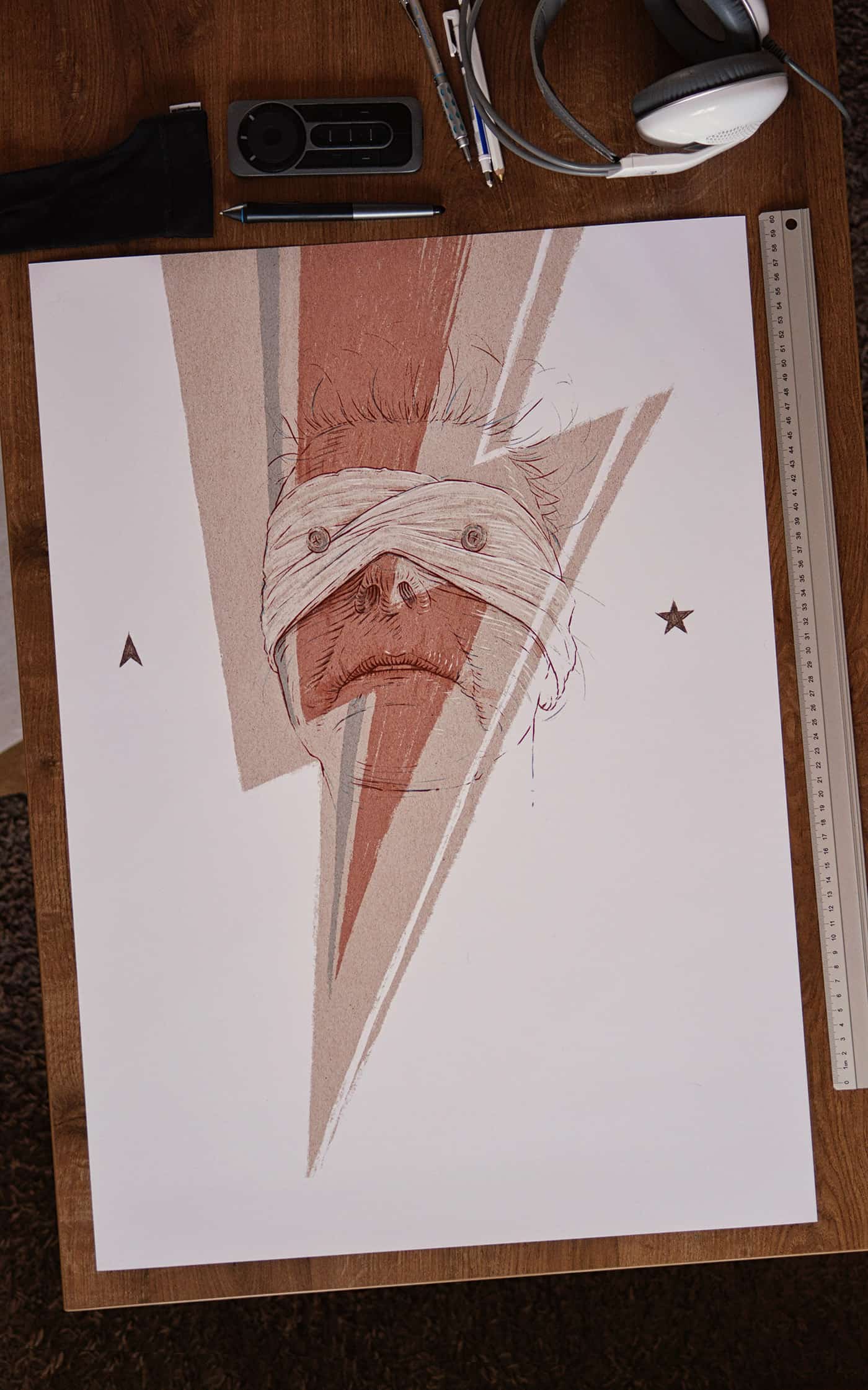 David Bowie ★ Blackstar ★ Lazarus by Bartosz Kosowski | Design Ideas