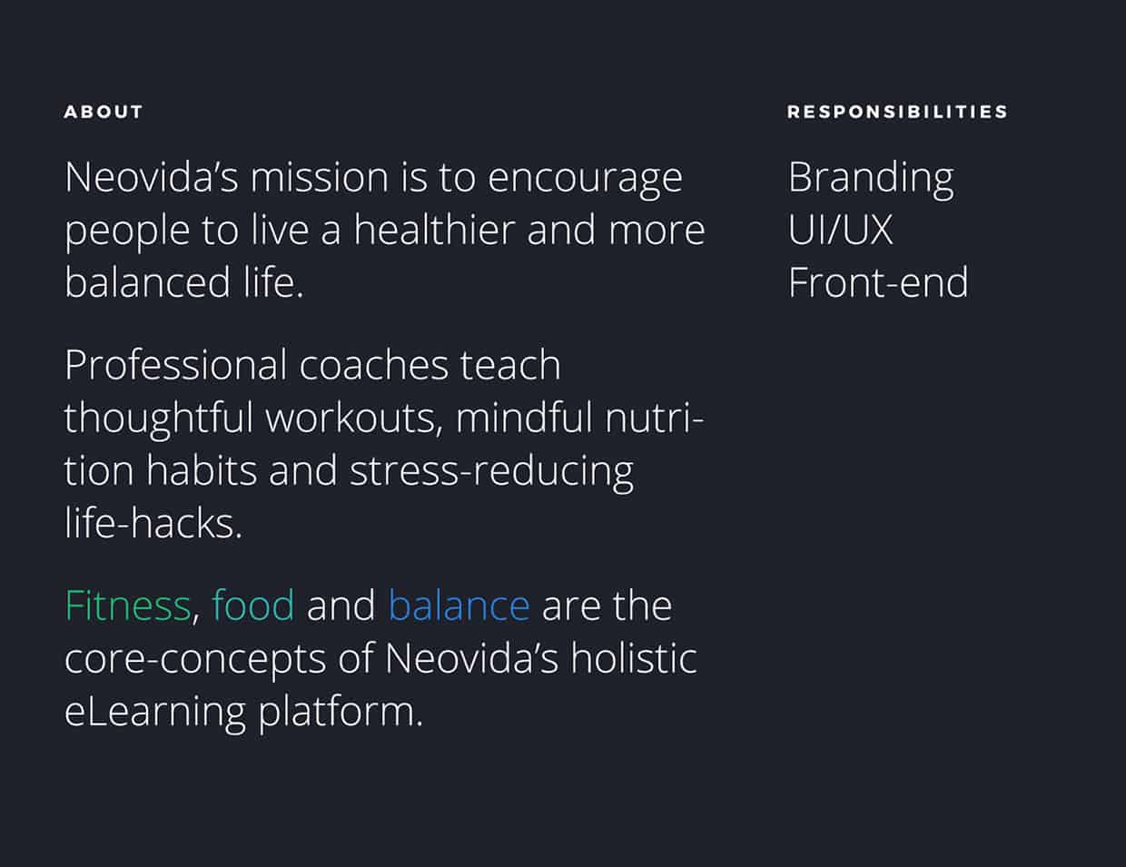 Neovida by Felix Dorner | Design Ideas