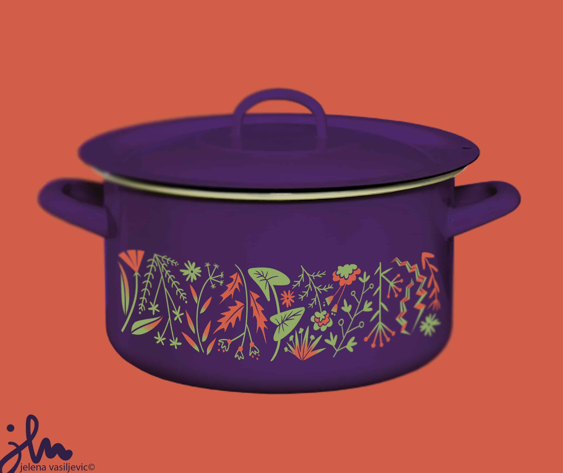 Cookware Patterns by Jelena Vasiljević | Design Ideas