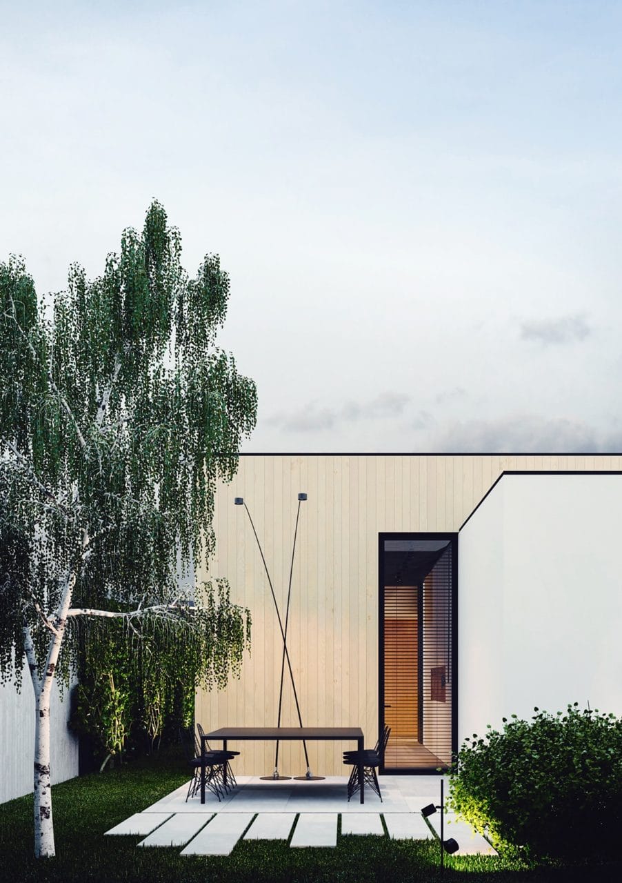 Corner house by Line Architects | Design Ideas