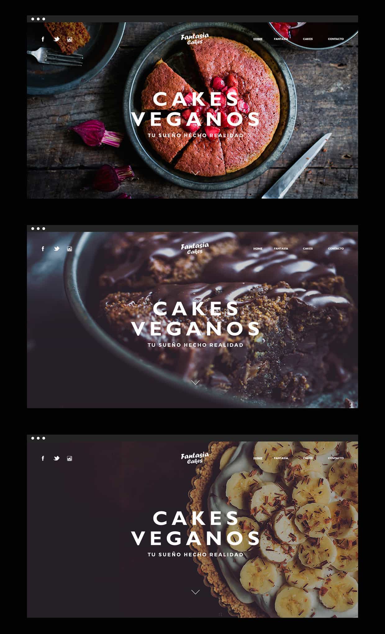 Fantasía Cakes Vegan by Pablo Bardales | Design Ideas