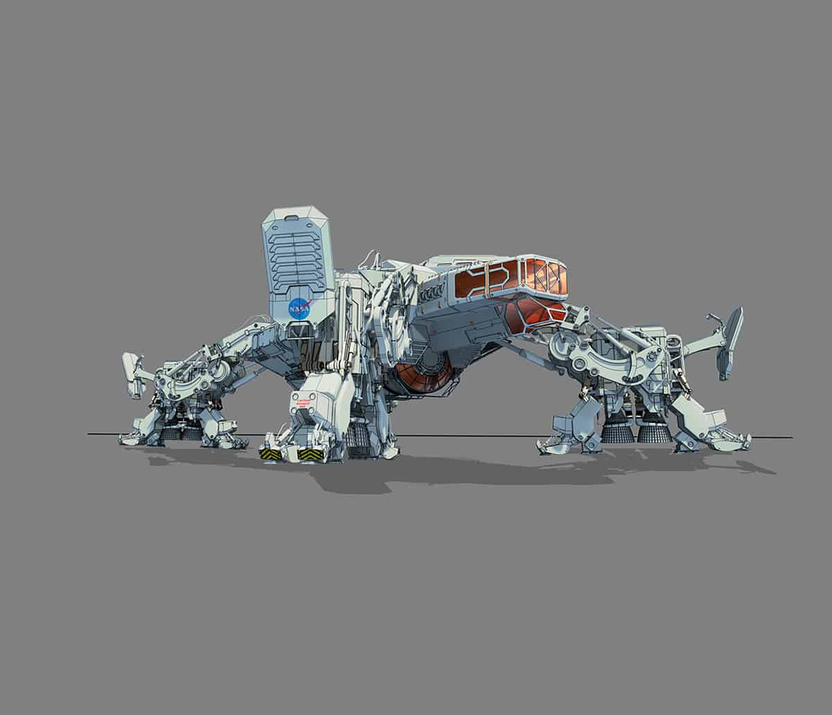 Vehicle & SciFi Illustration by Liam Keating | Design Ideas