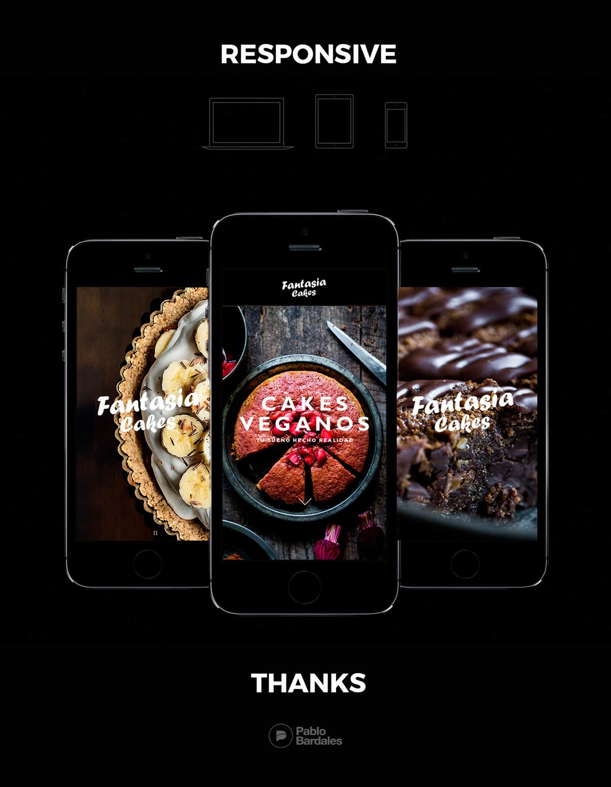 Fantasía Cakes Vegan by Pablo Bardales | Design Ideas