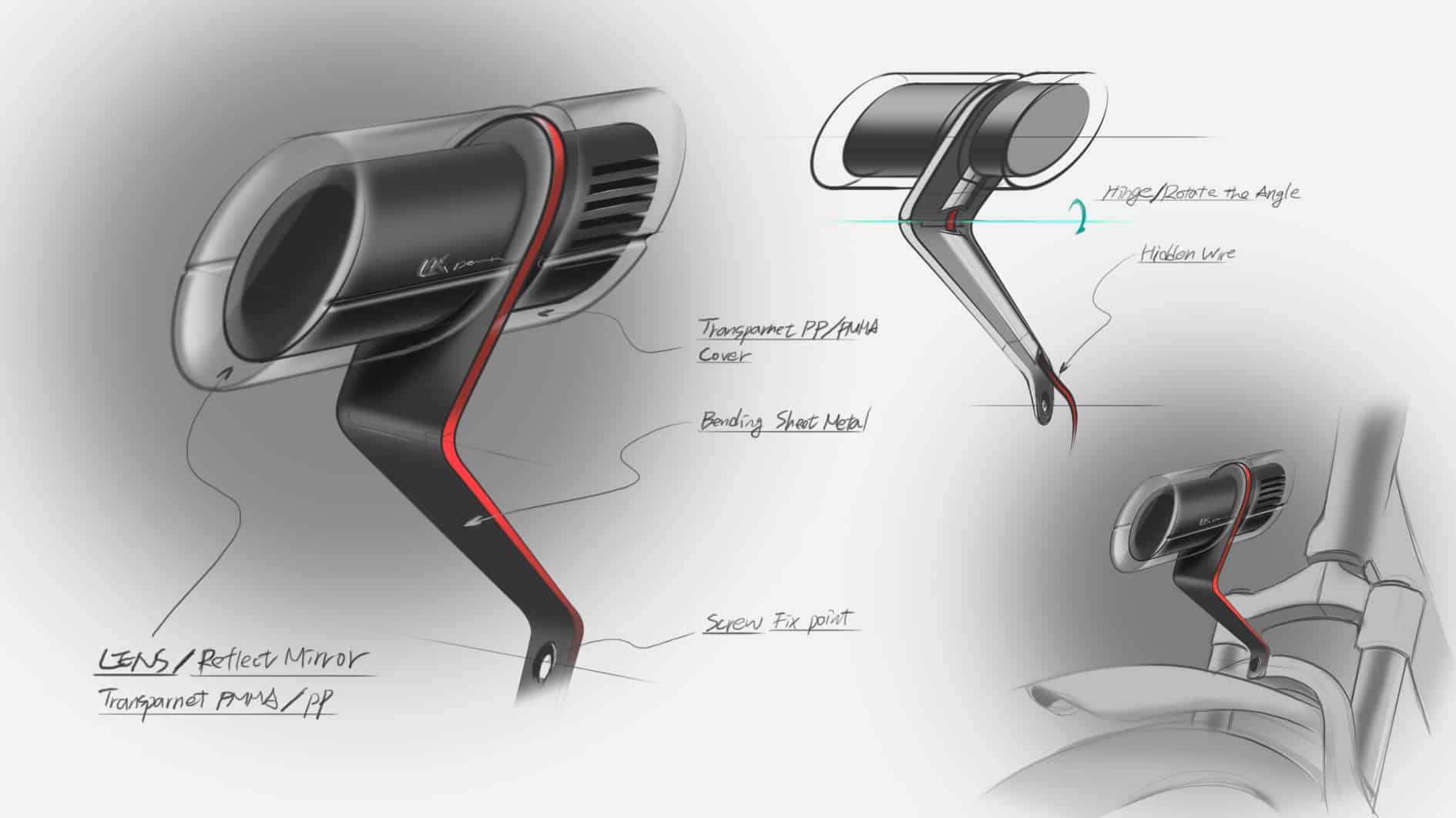 Astra - LED Bike Head Lamp by Kaiser Chang | Design Ideas