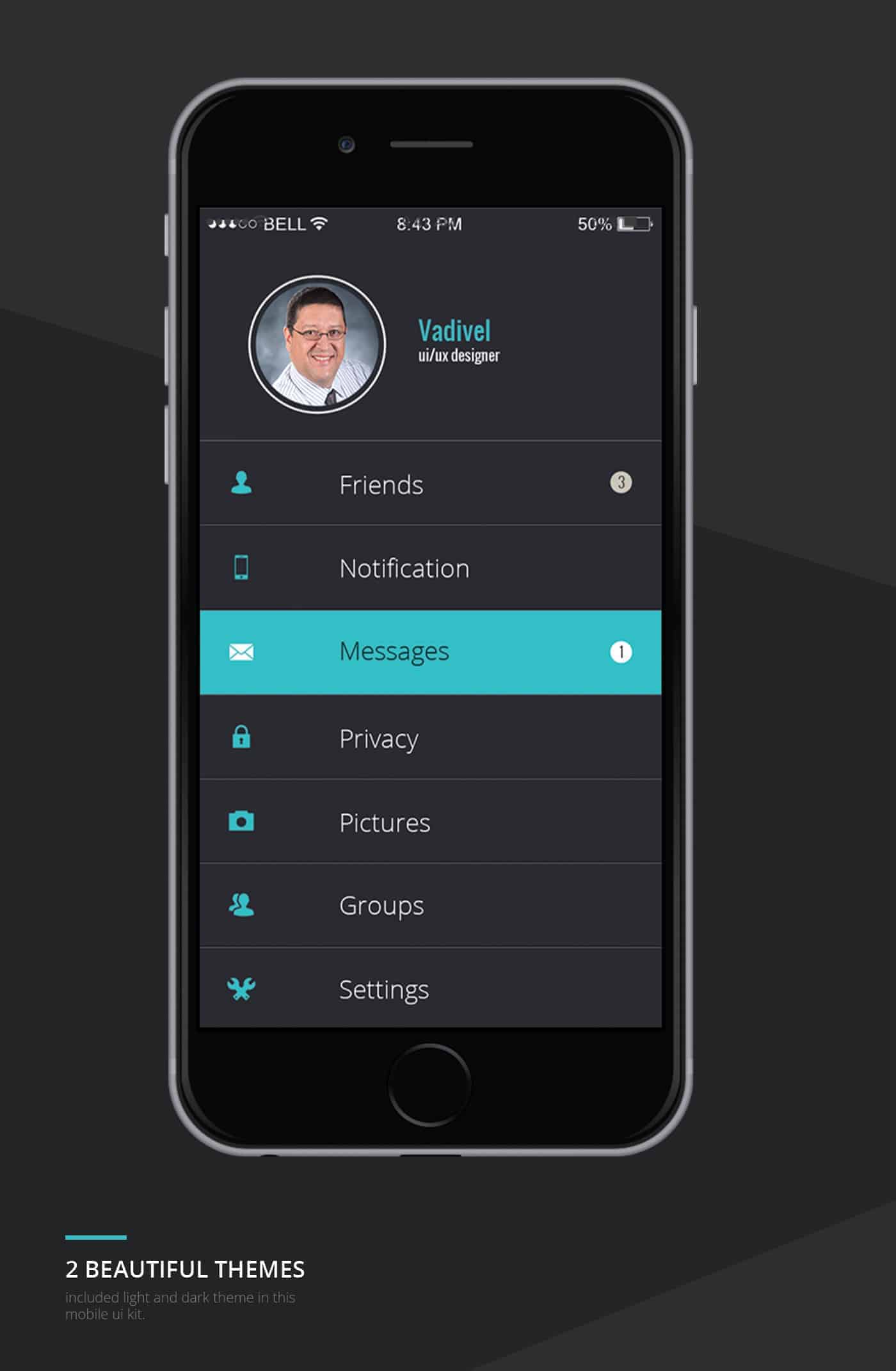 Flat Mobile App UI Kit | Design Ideas