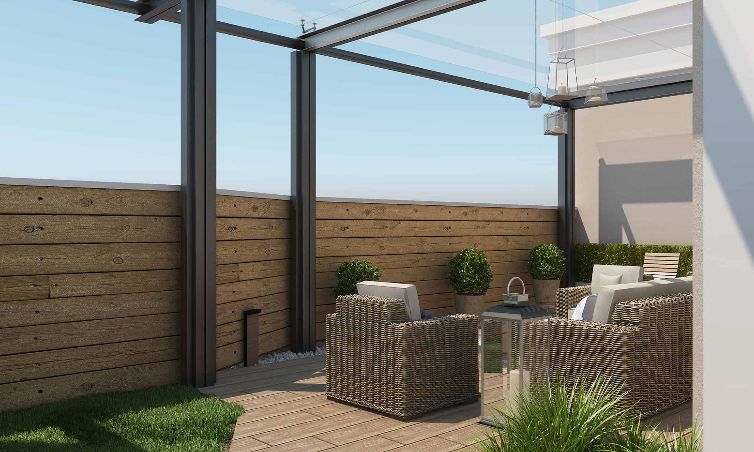 The Office That Opens onto the Terrace | Design Ideas