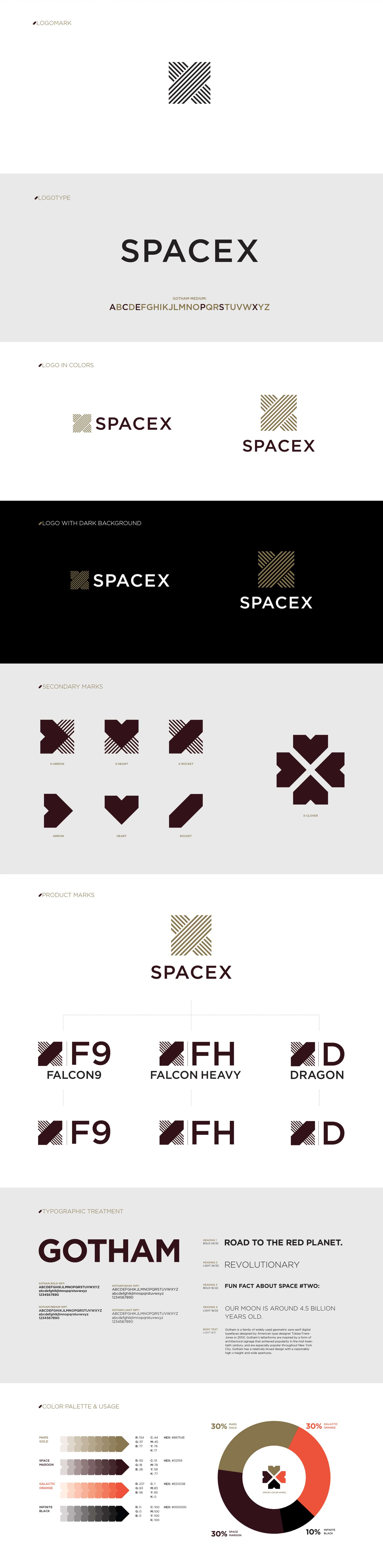 SpaceX Rebranding | Design Ideas