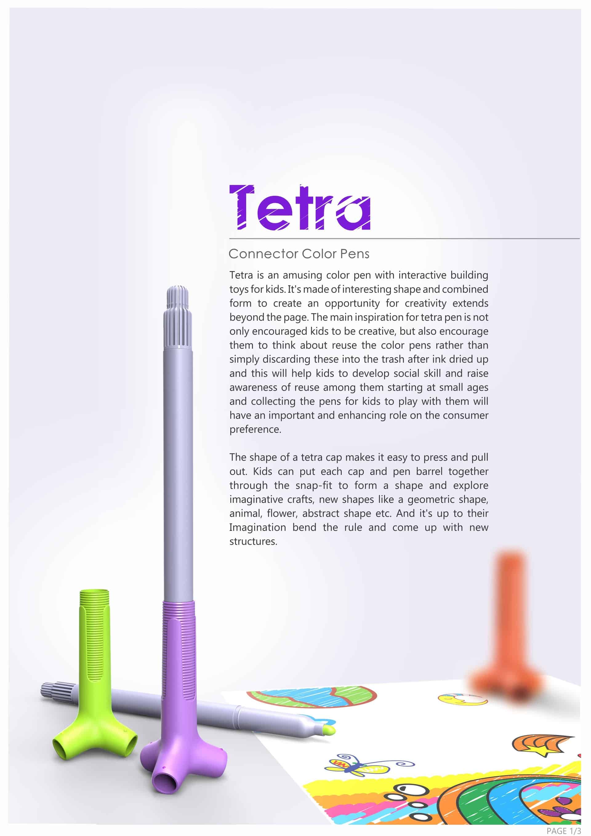 Tetra - Connector Color Pens | Design Ideas