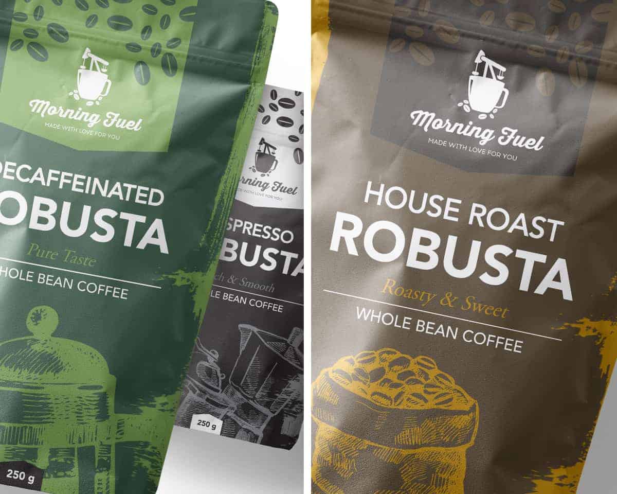 Morning Fuel Coffee Packaging | Design Ideas