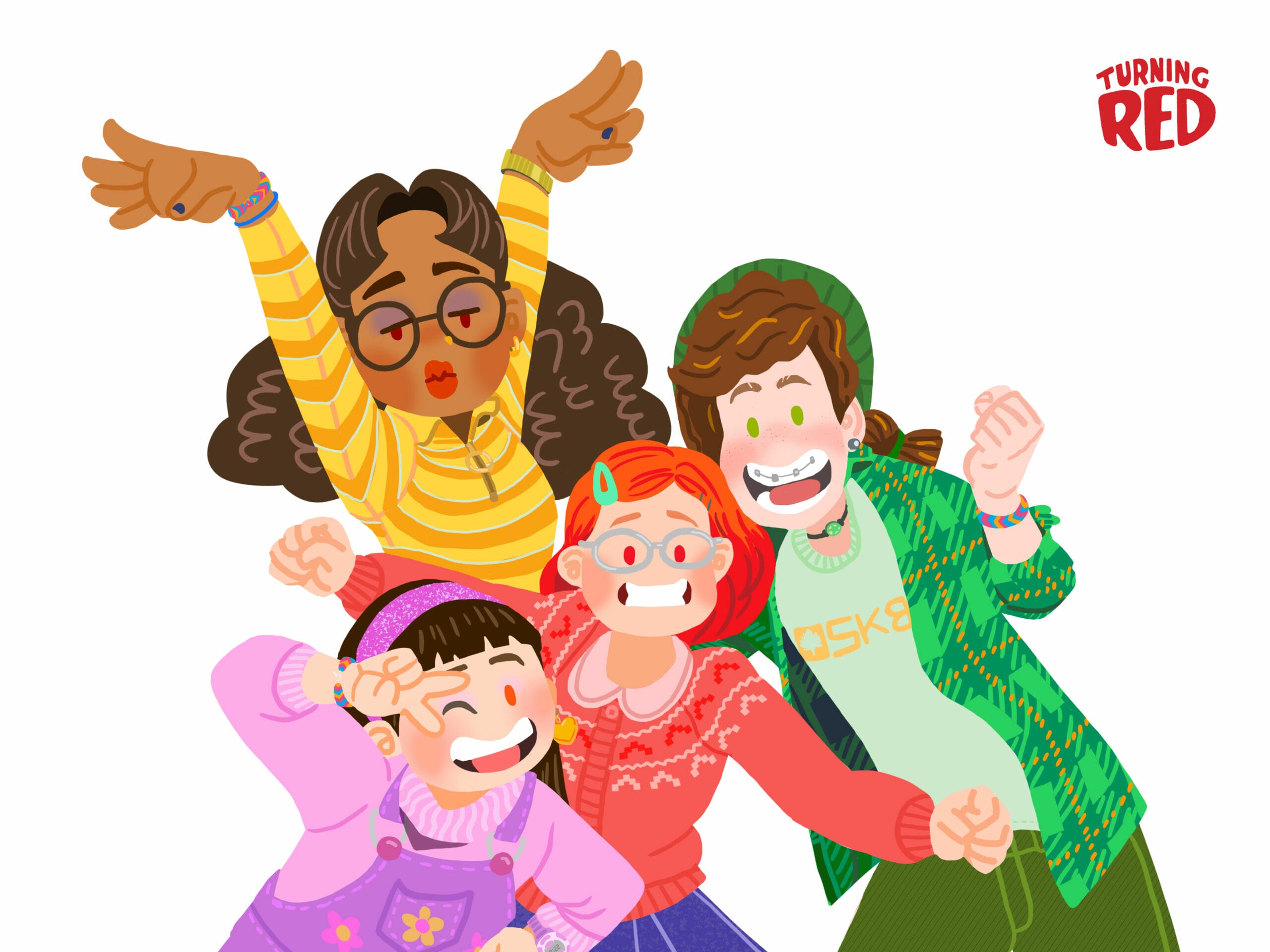 Turning Red Fanart Pixar Design Ideas