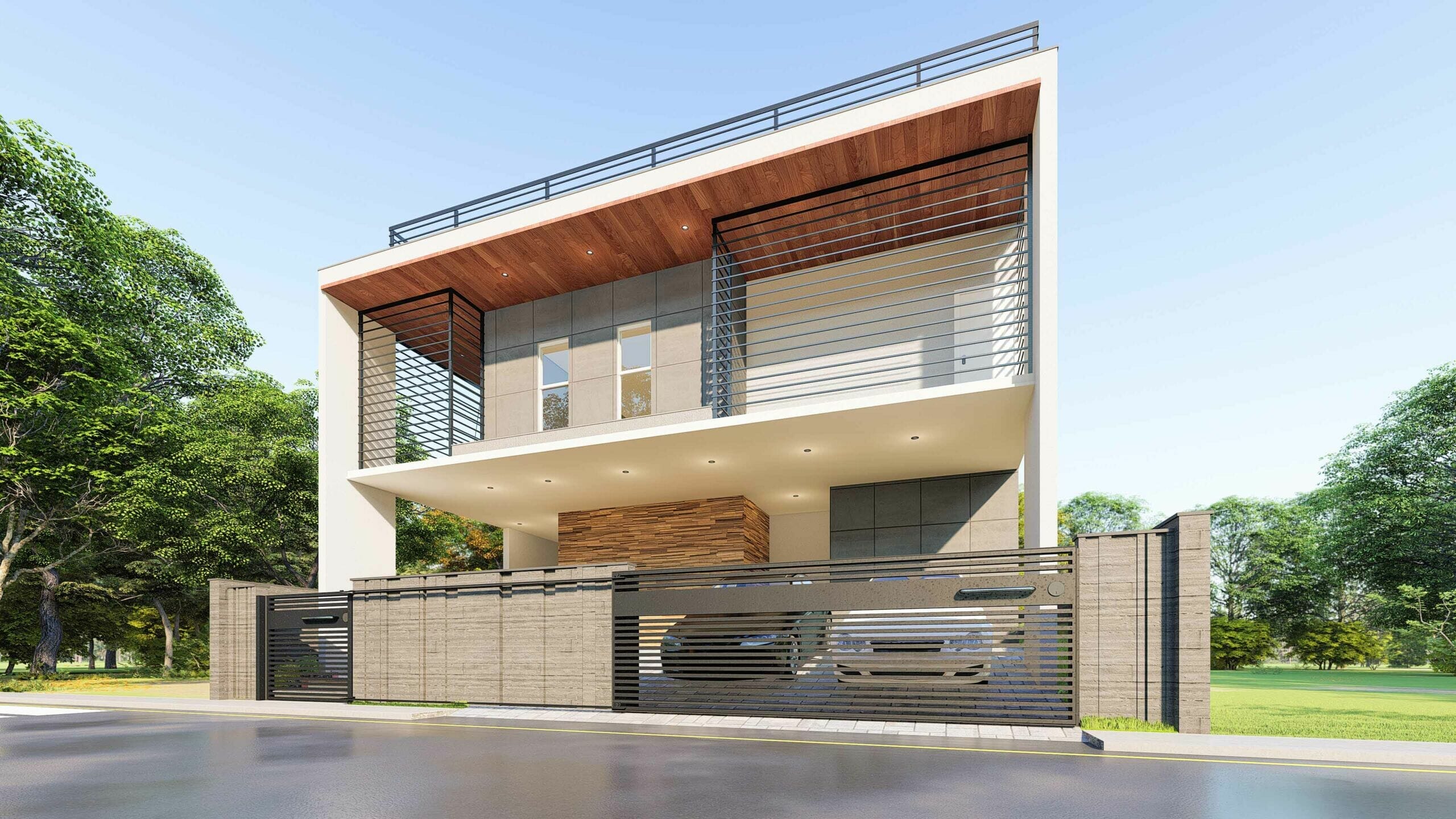 Modern House Exterior Design Minimal Architecture Design Ideas