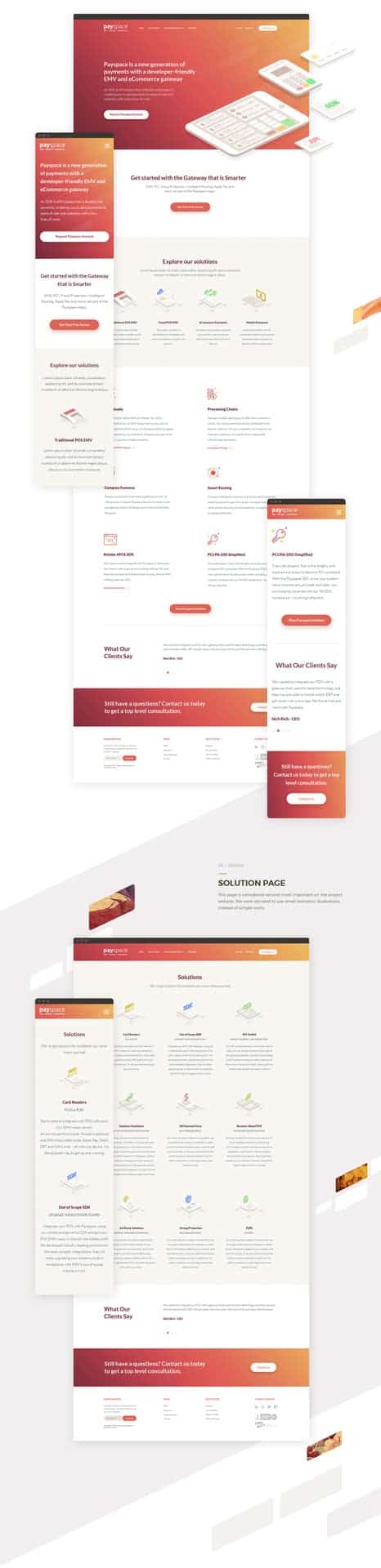 PaySpace - Payment system. Design concept | Design Ideas