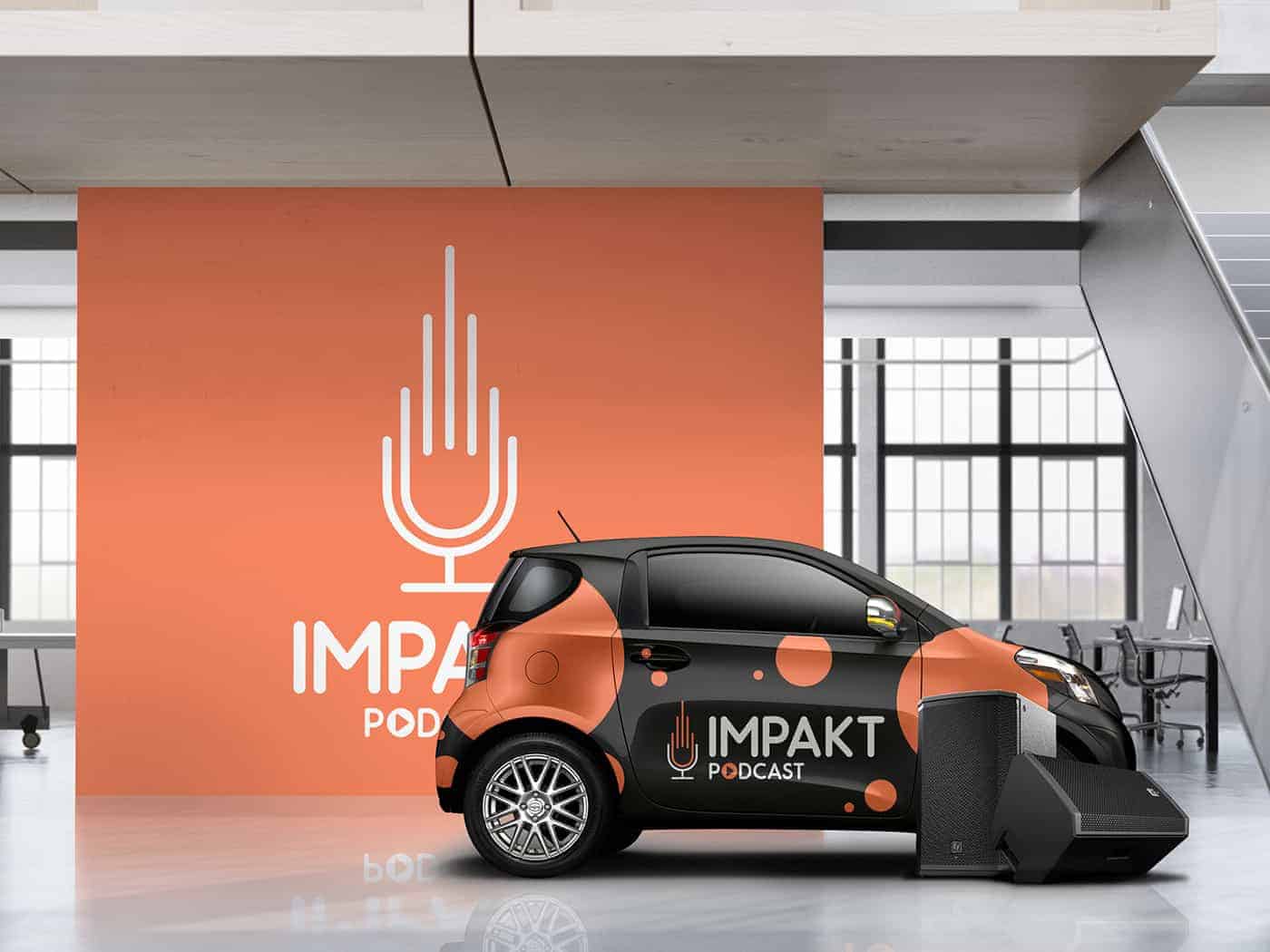 IMPAKT PODCAST | Branding | Design Ideas