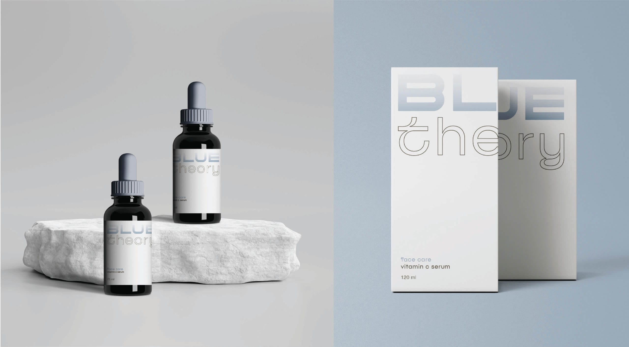 BLUE theory cosmetics | Design Ideas