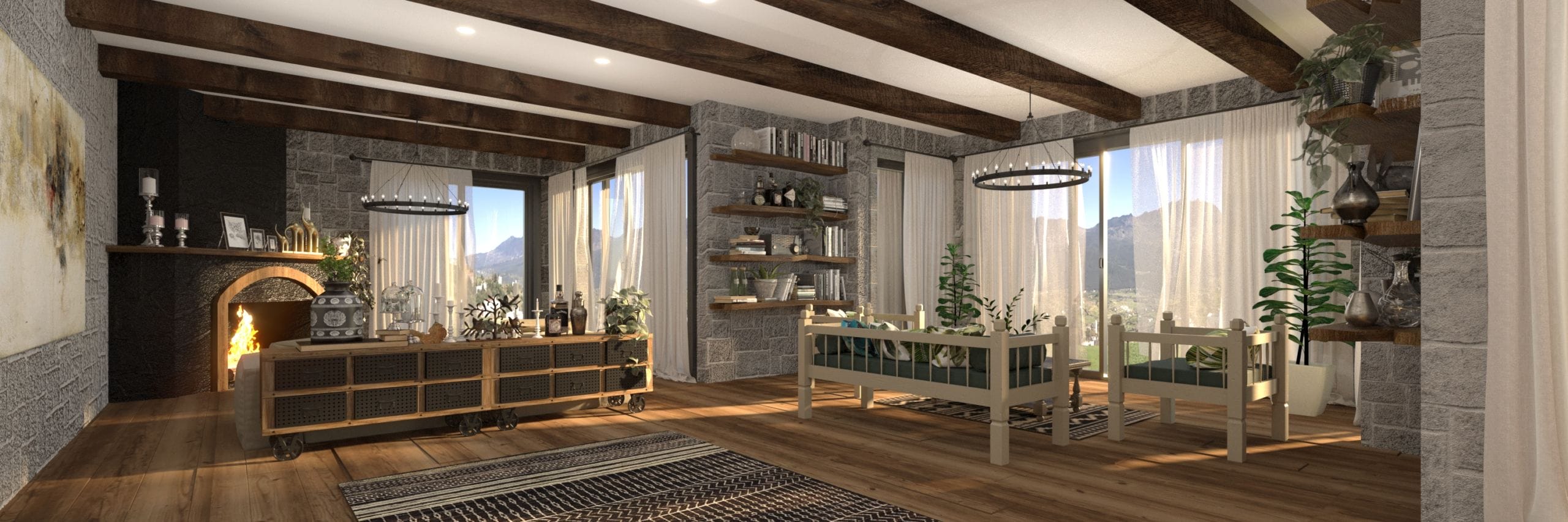 Rustic Villa Design | Design Ideas