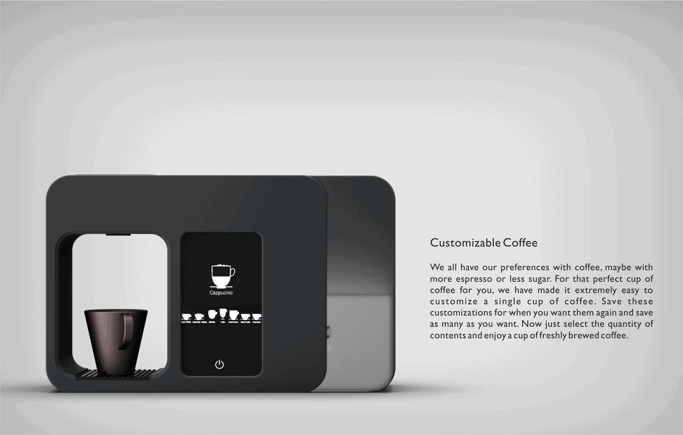 Noir | Automated Coffee Machine | Design Ideas