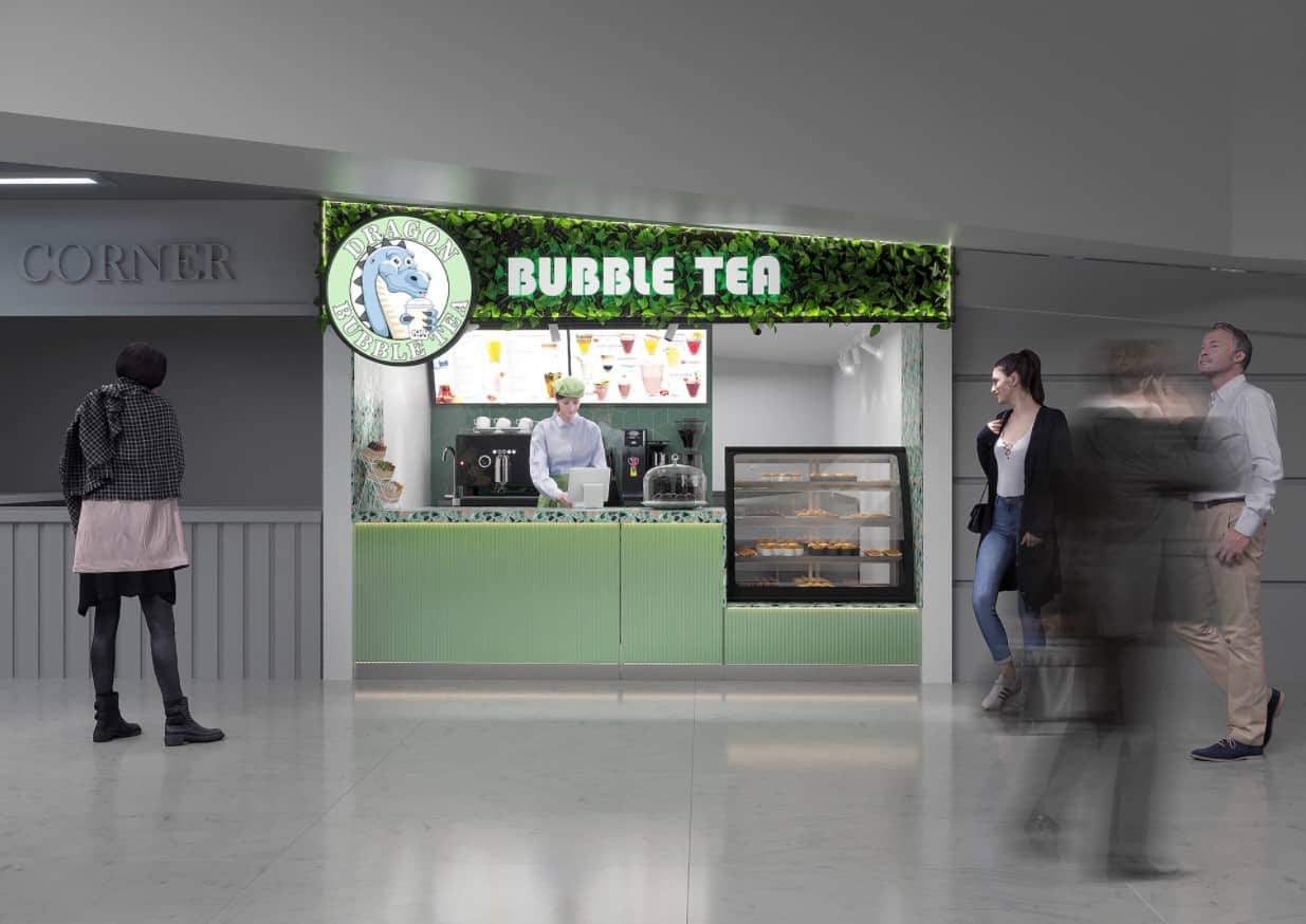 Dragon Bubble Tea Corner | Design Ideas