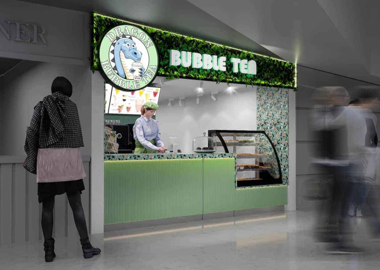 Dragon Bubble Tea Corner | Design Ideas