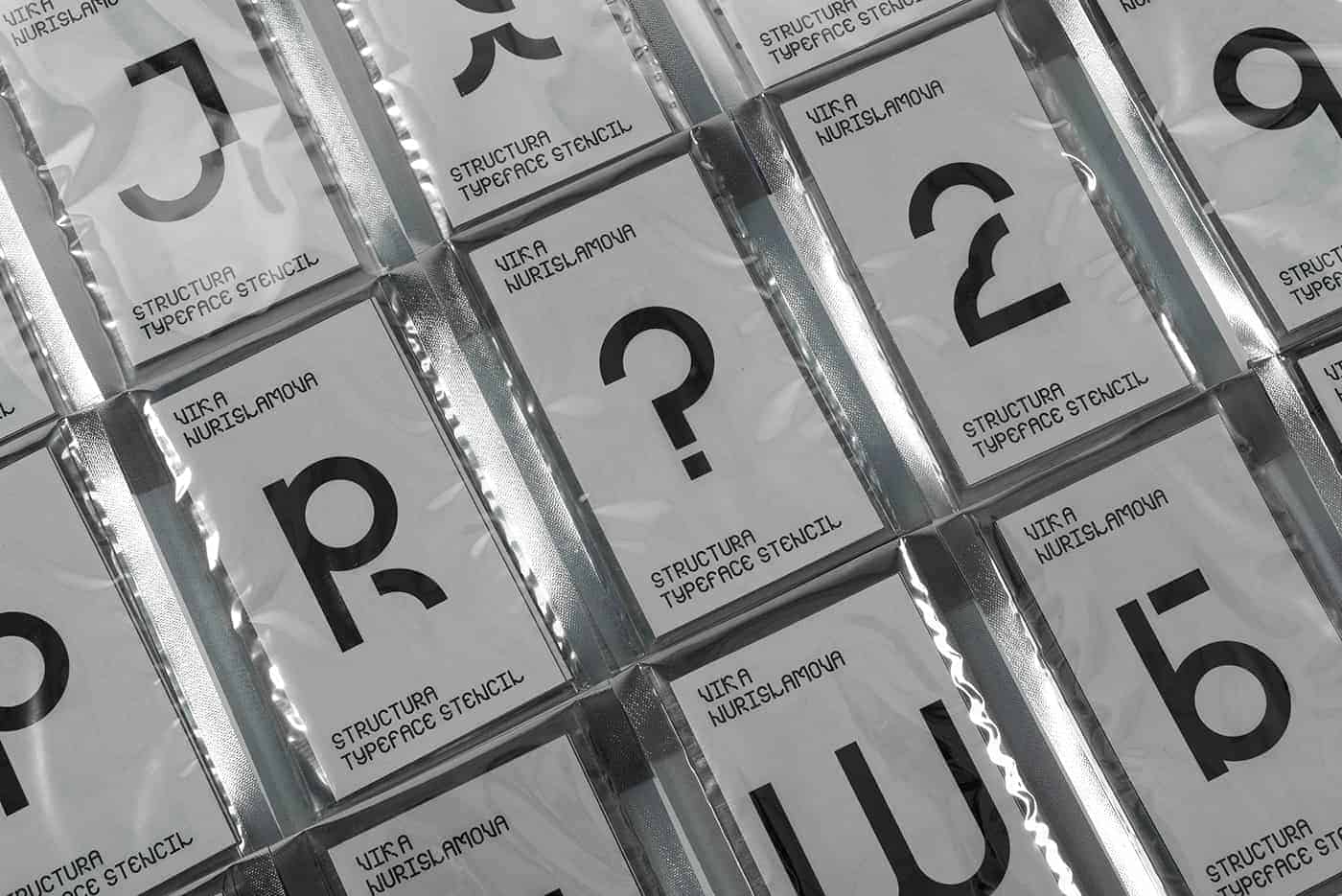 STRUCTURA — Modular Typeface | Design Ideas