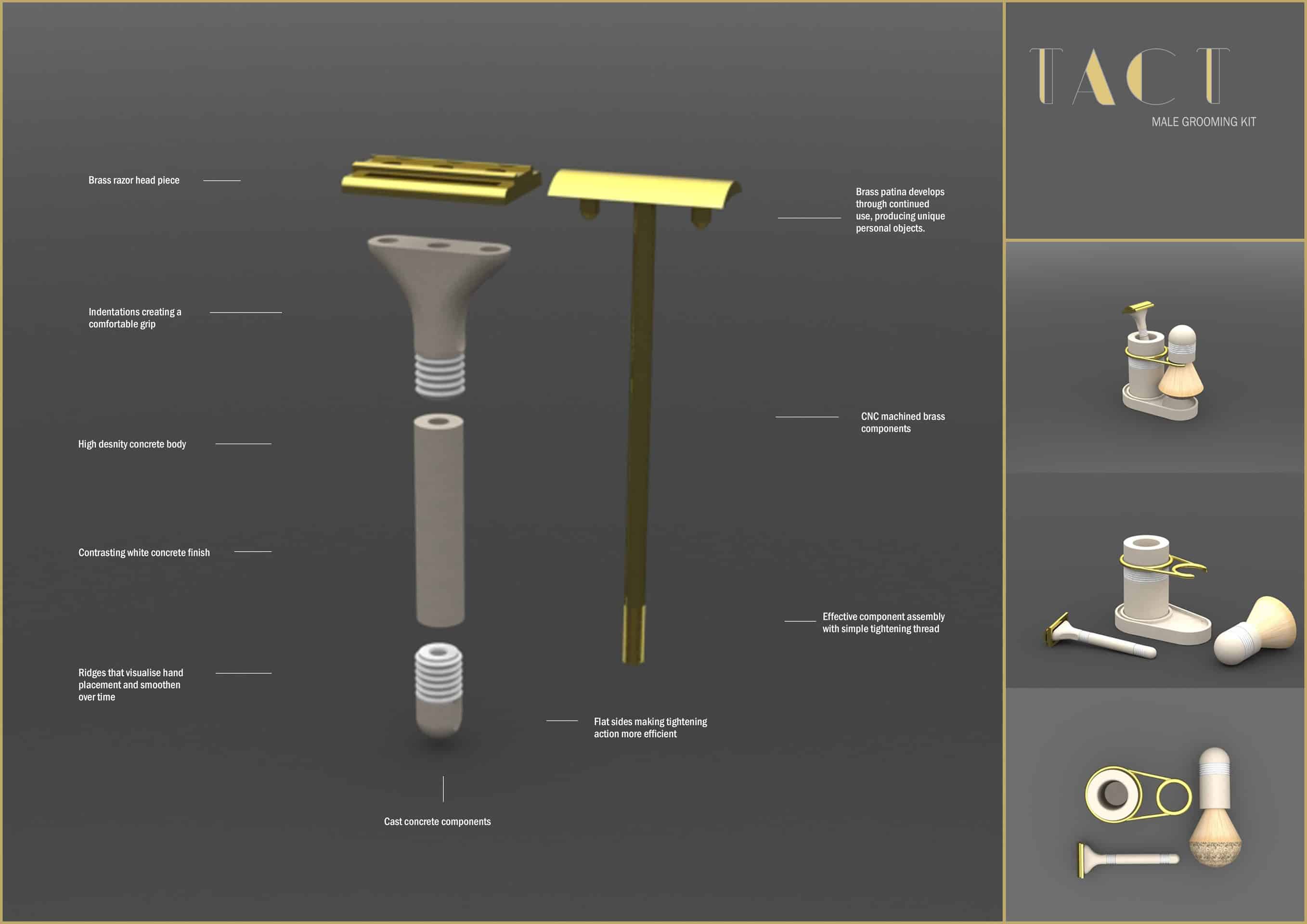 TACT Male Grooming Kit | Design Ideas
