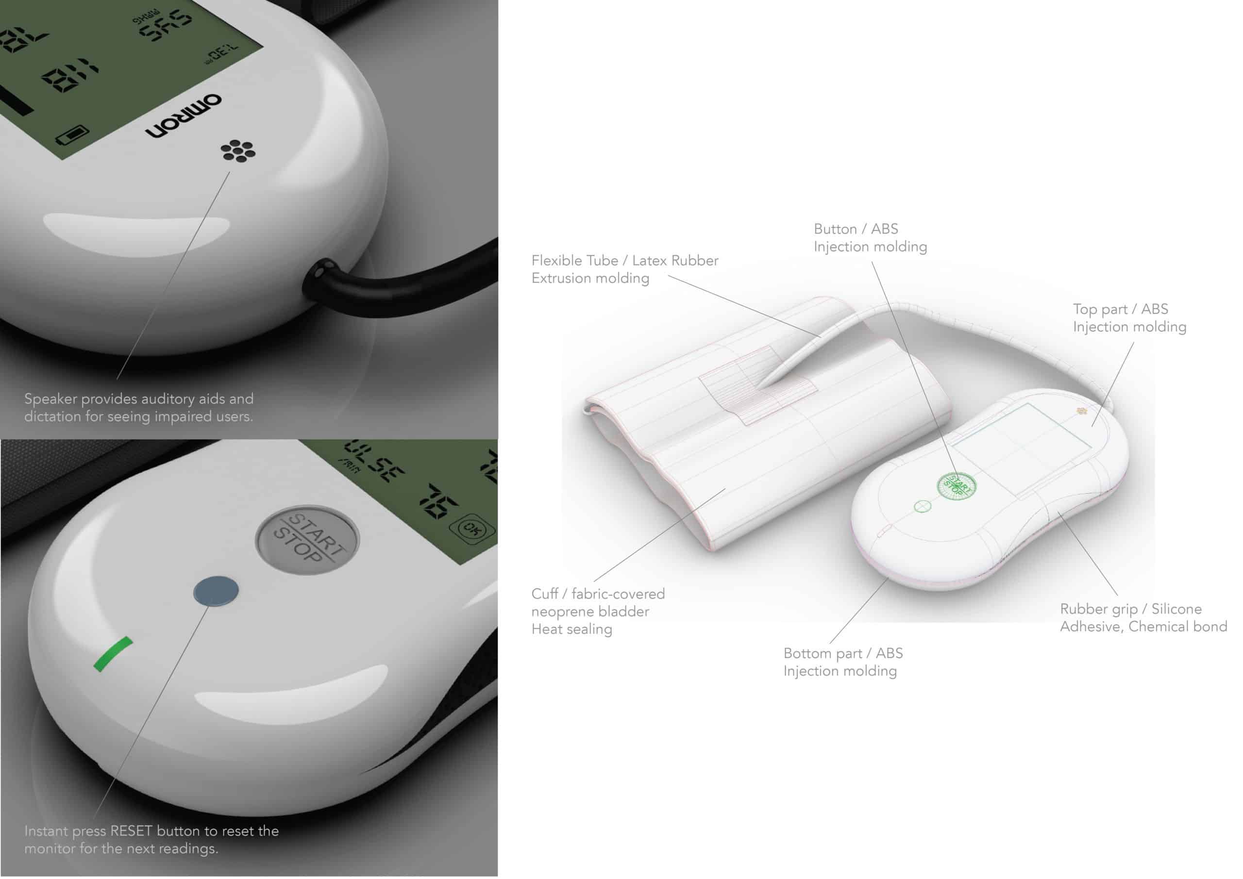 'OMRON' Automatic blood pressure monitor | Design Ideas