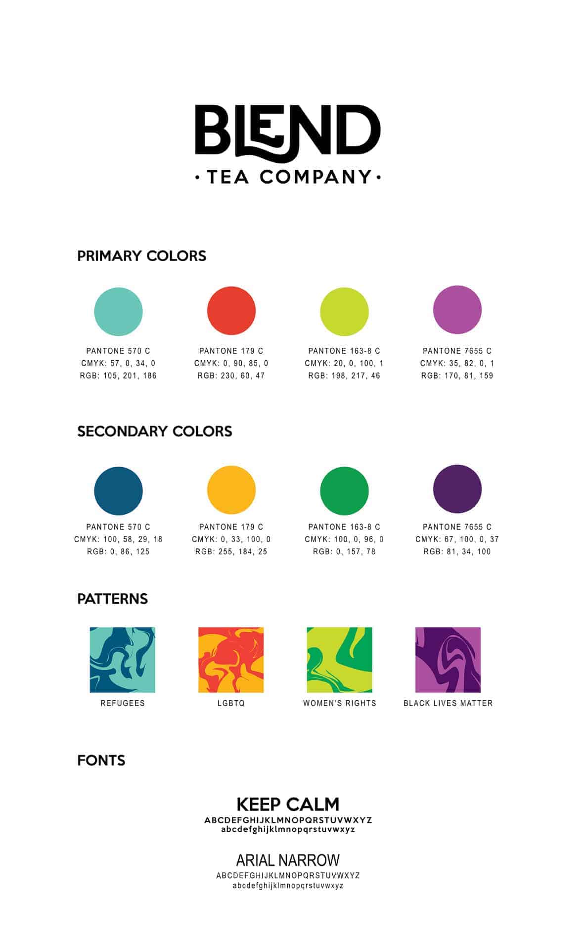 Blend Tea Company | Design Ideas