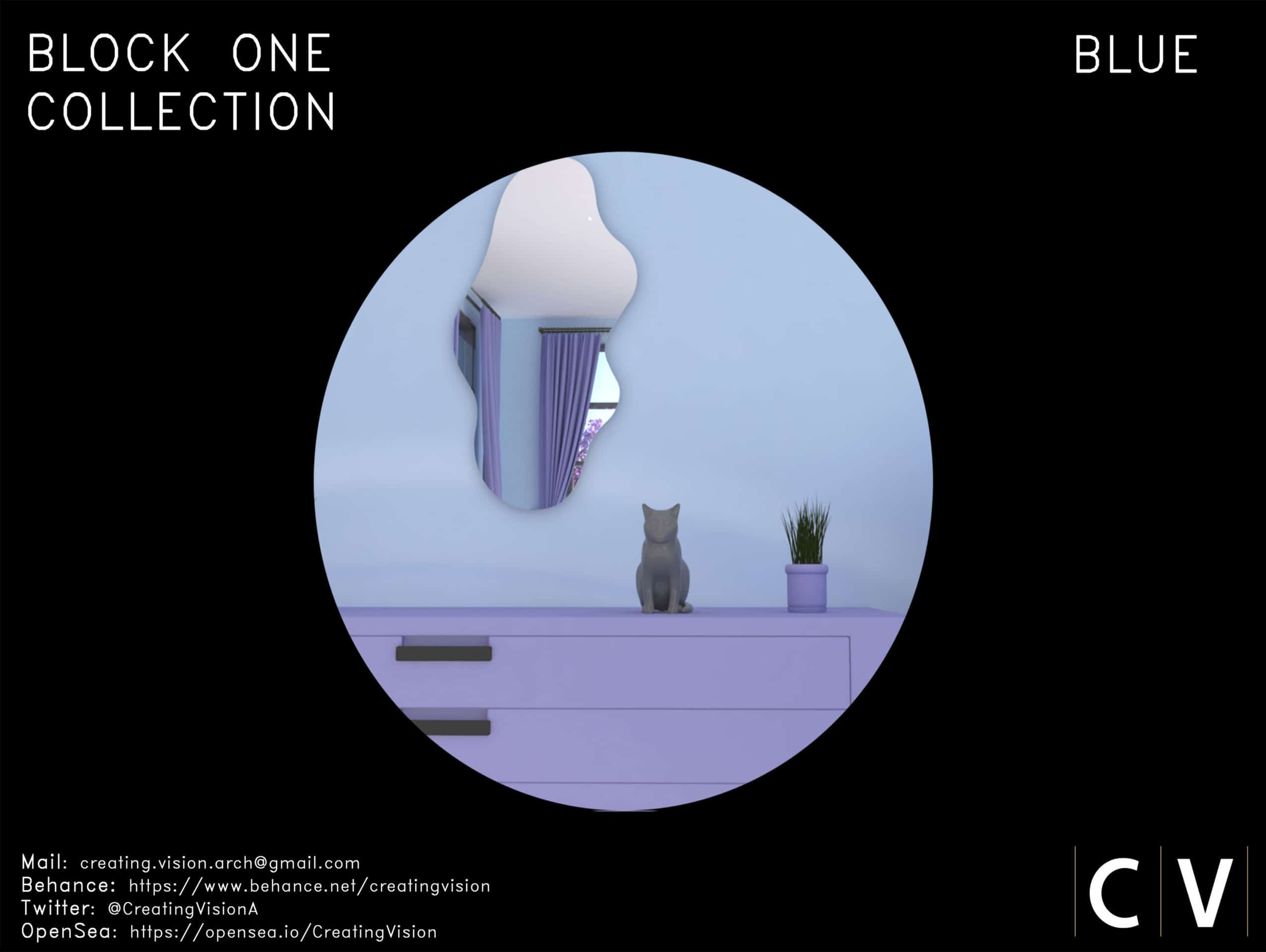 Blue interior space | Design Ideas